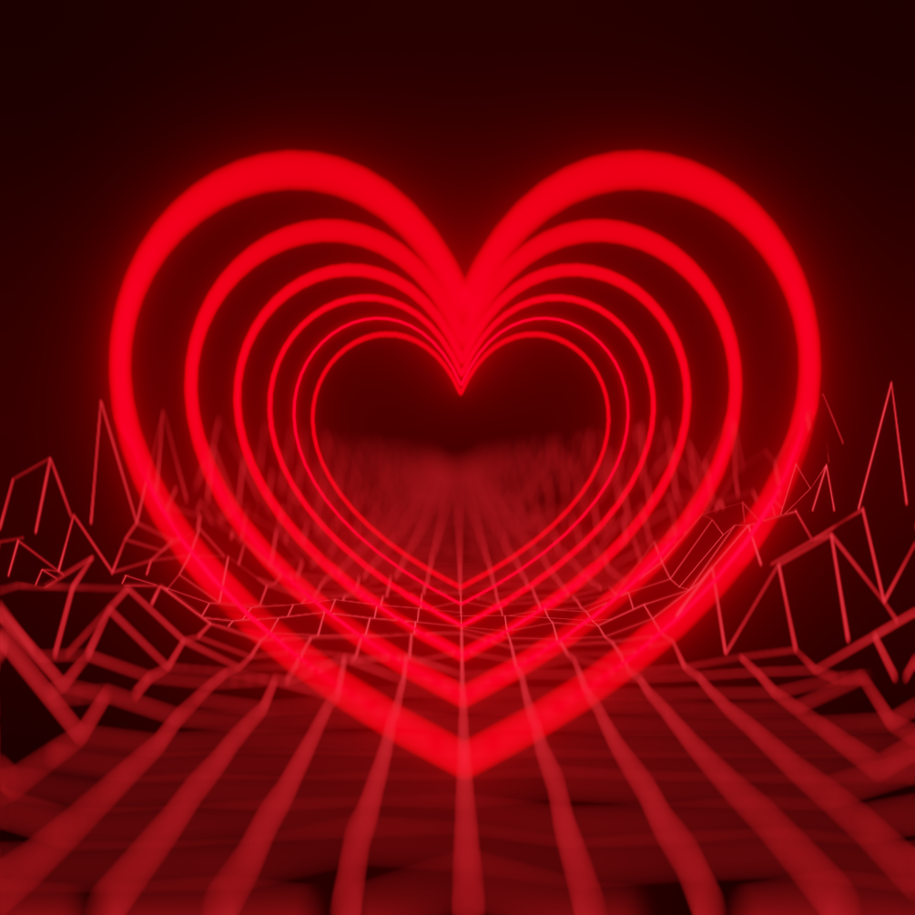 Neon Heart Scene