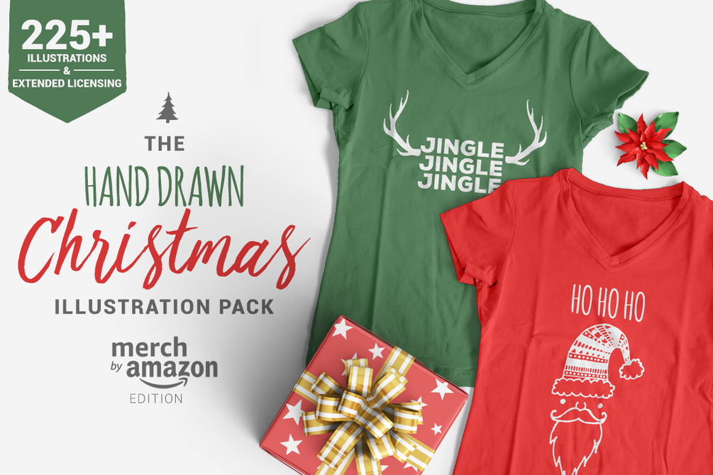 The Christmas Illustration Pack (Amazon Merch Edition)