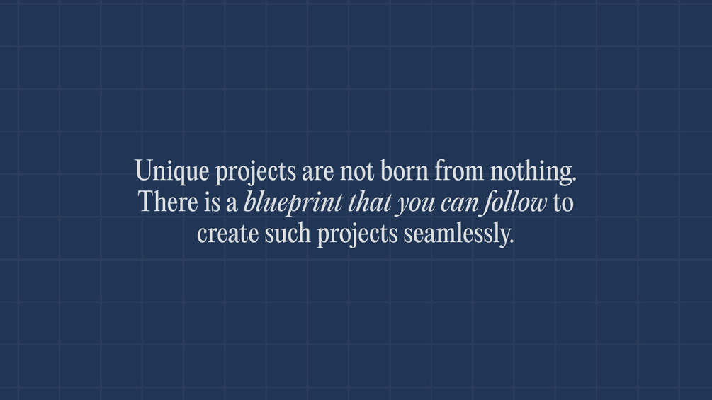 FREEBIE: Unique Project Blueprint. Learn How to Create Memorable Visual ...
