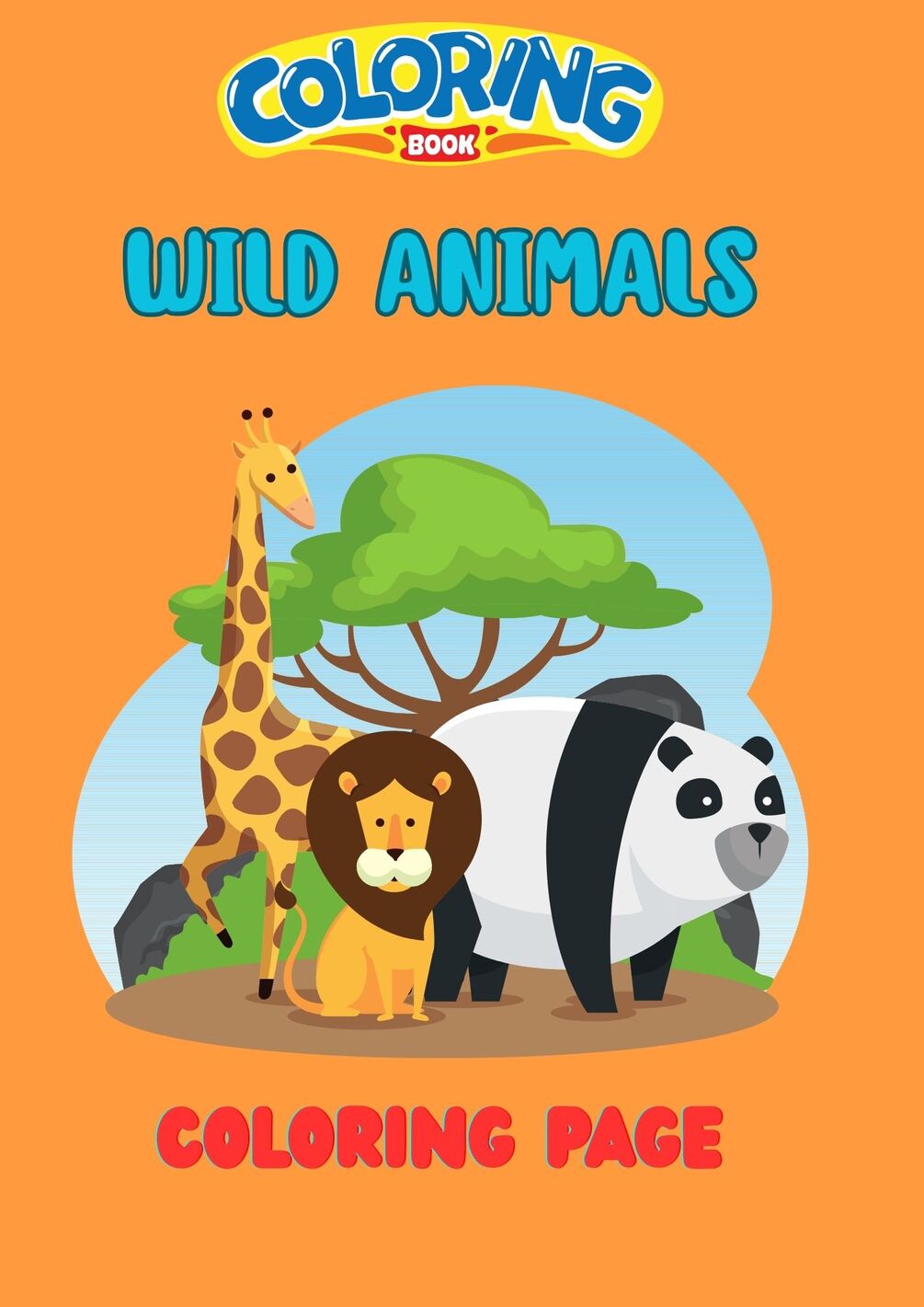 wild animals coloring pages