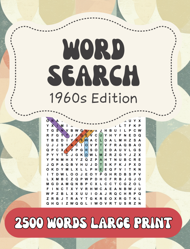 Word Search: 1960s Edition