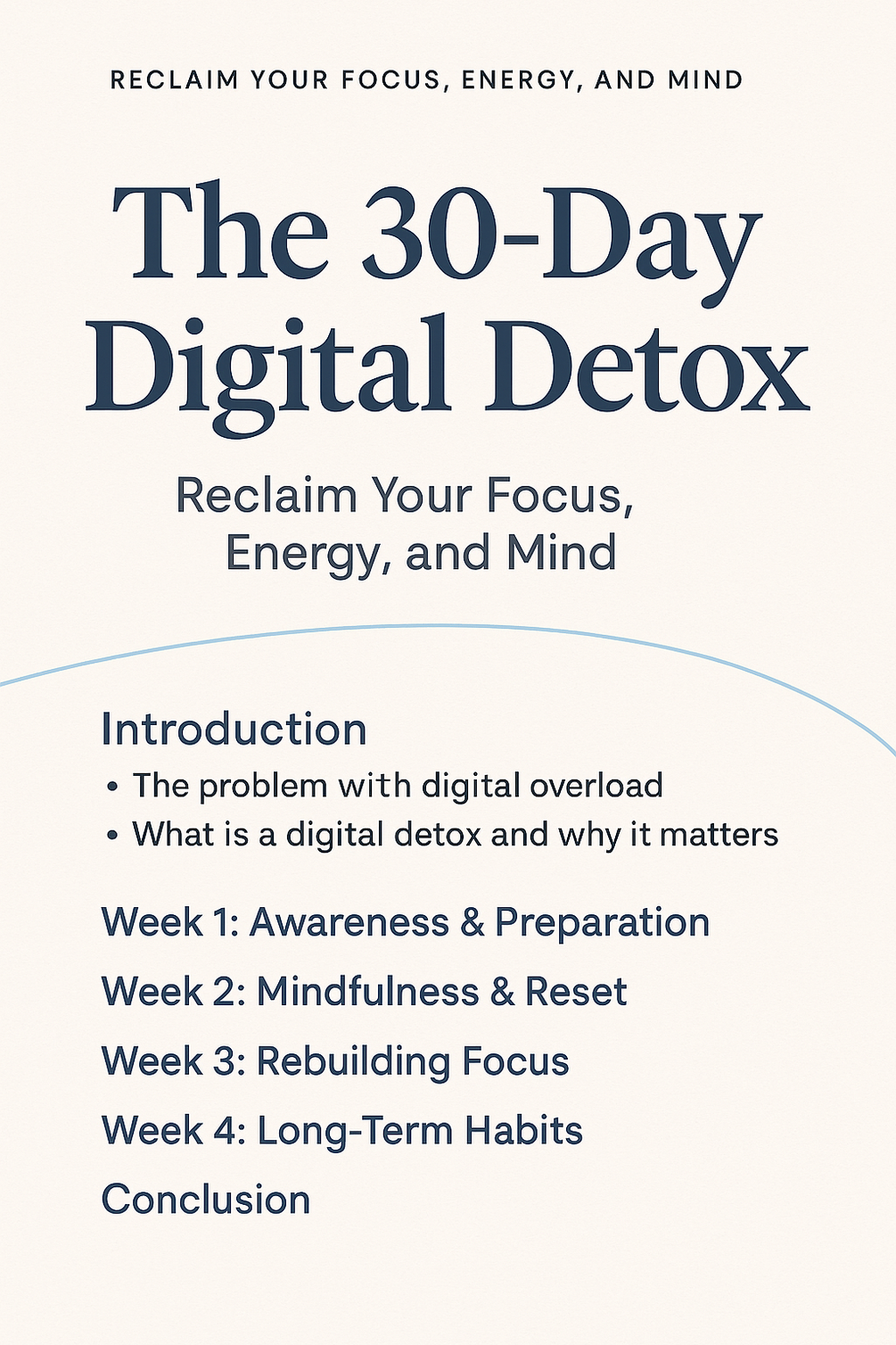 The 30-Day Digital Detox