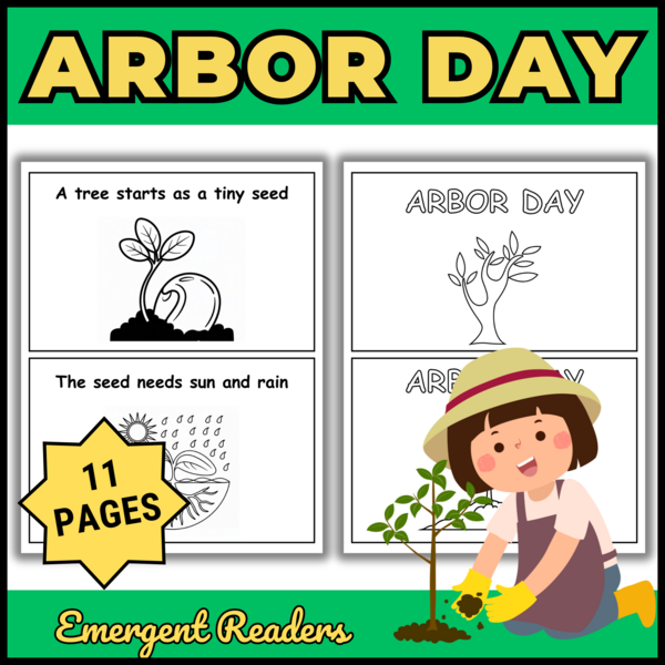 Arbor Day Activities Bundle | Reading, Crafts, Posters, Word Search & More
