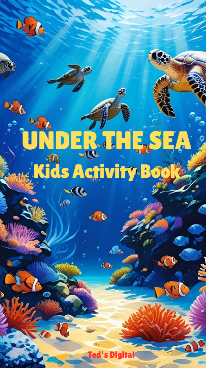 UNDER THE SEA Kid's Activity Book