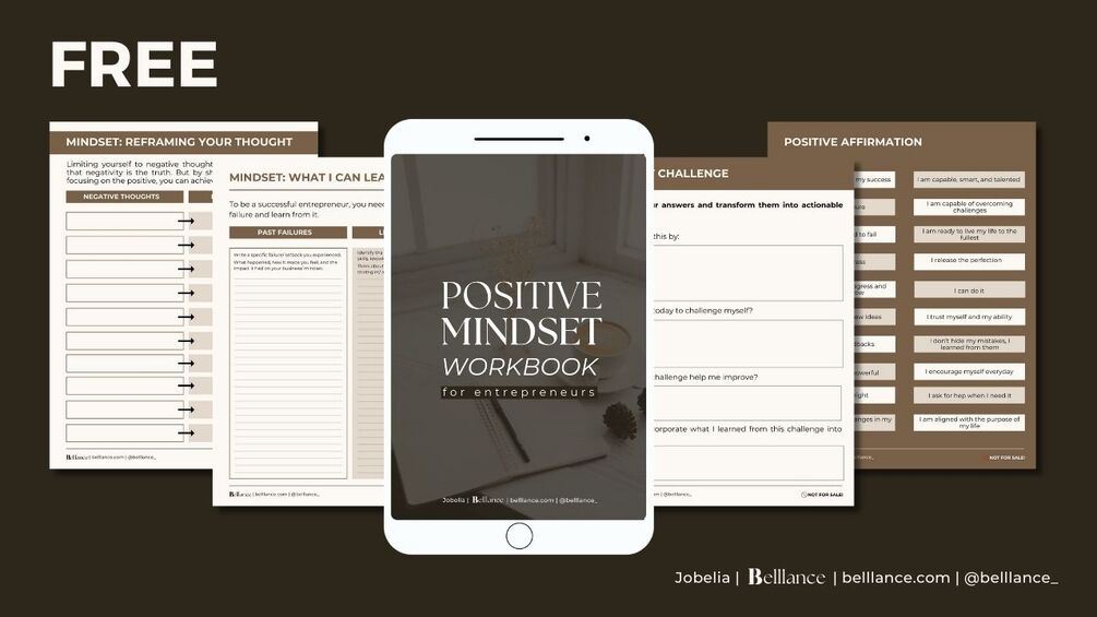 Positive Mindset Workbook for Entrepreneur