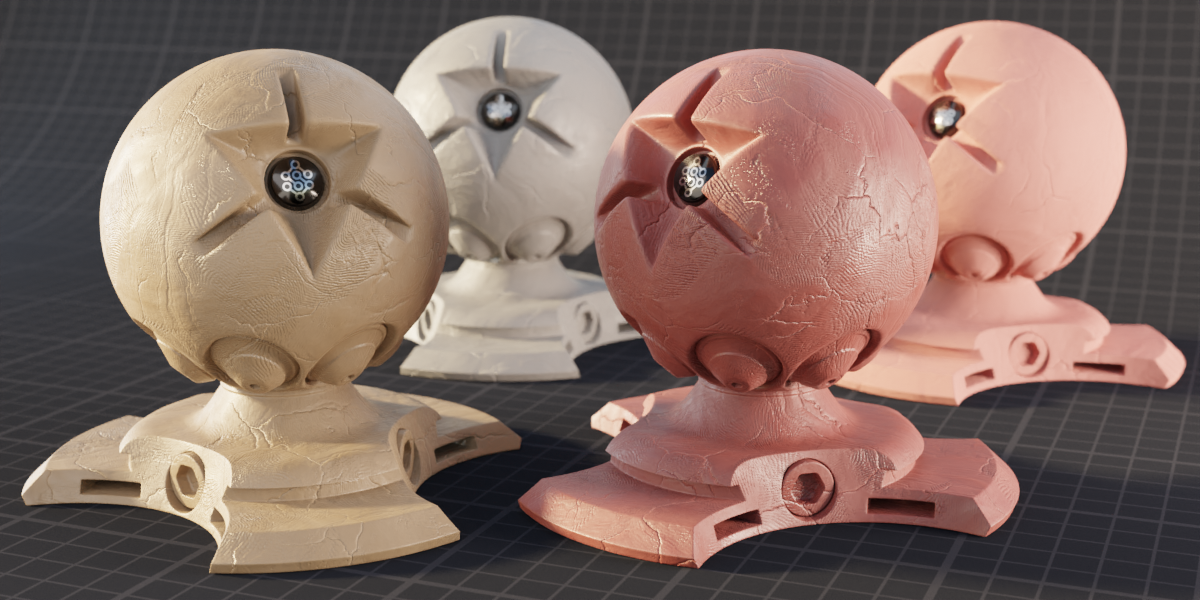 Procedural Pottery Clay Material for Blender 3D