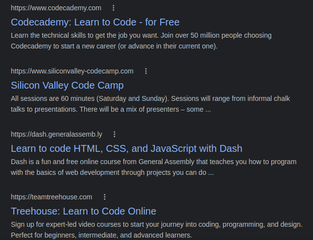 Hack your way through Google search