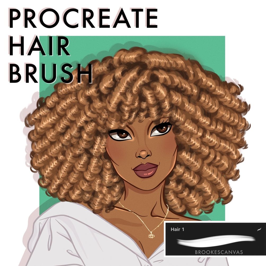 My Go-To Procreate Hair Brush
