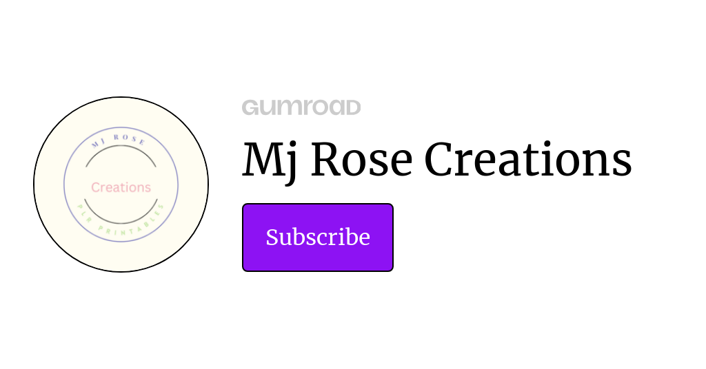 Mj Rose Creations