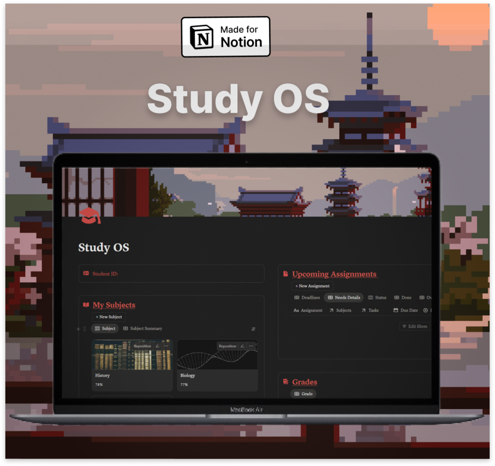 Study OS - Notion Template