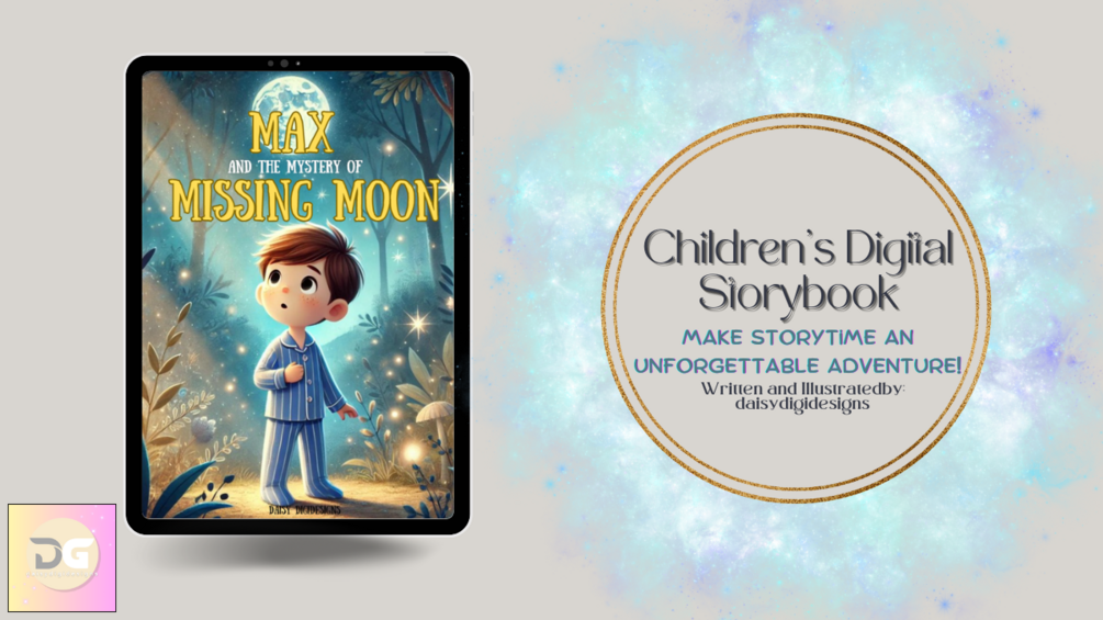 Children's Digital Storybook | Max and the Mystery of Missing Moon