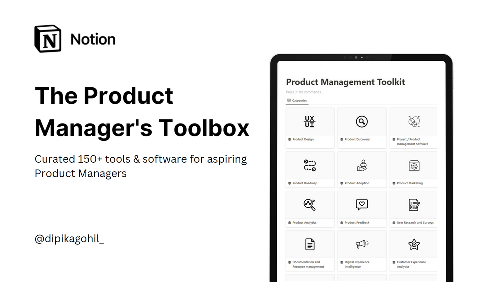 The Product Manager's Toolbox: 150+ tools for aspiring PMs