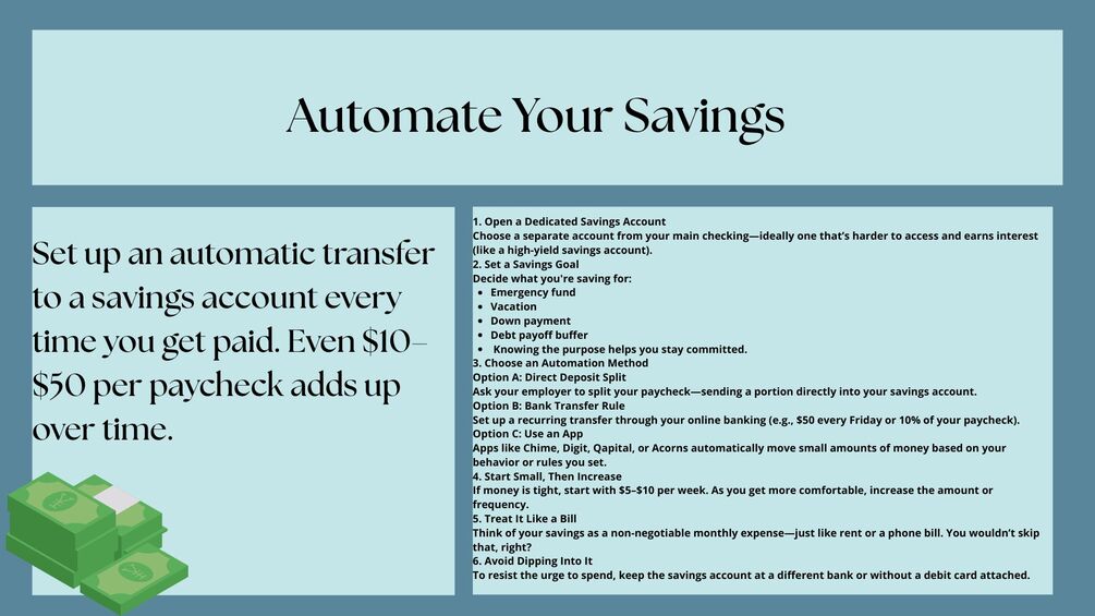 How to save money?