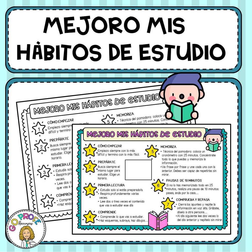 Autoinstrucciones para mejorar los hábitos de estudio