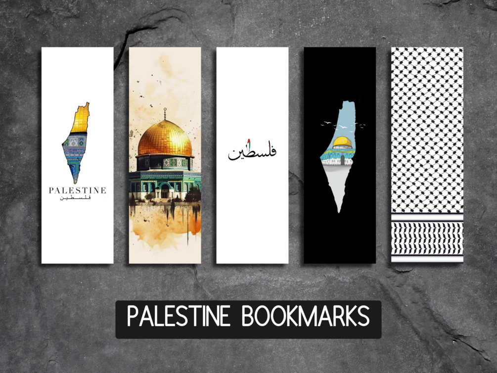 Printable Bookmarks - Palestine bookmark - with print and cut sheet 11 ...