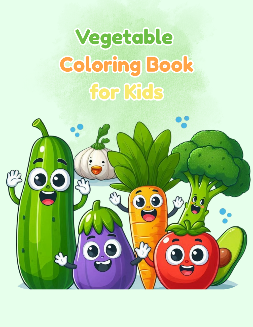 Vegetable Coloring Book for Kids – Fun and Healthy Learning for Ages 3–7