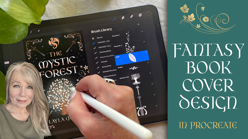 Design a Fantasy Book Cover in Procreate