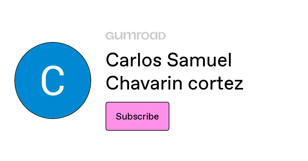 Carlos Samuel Chavarin cortez