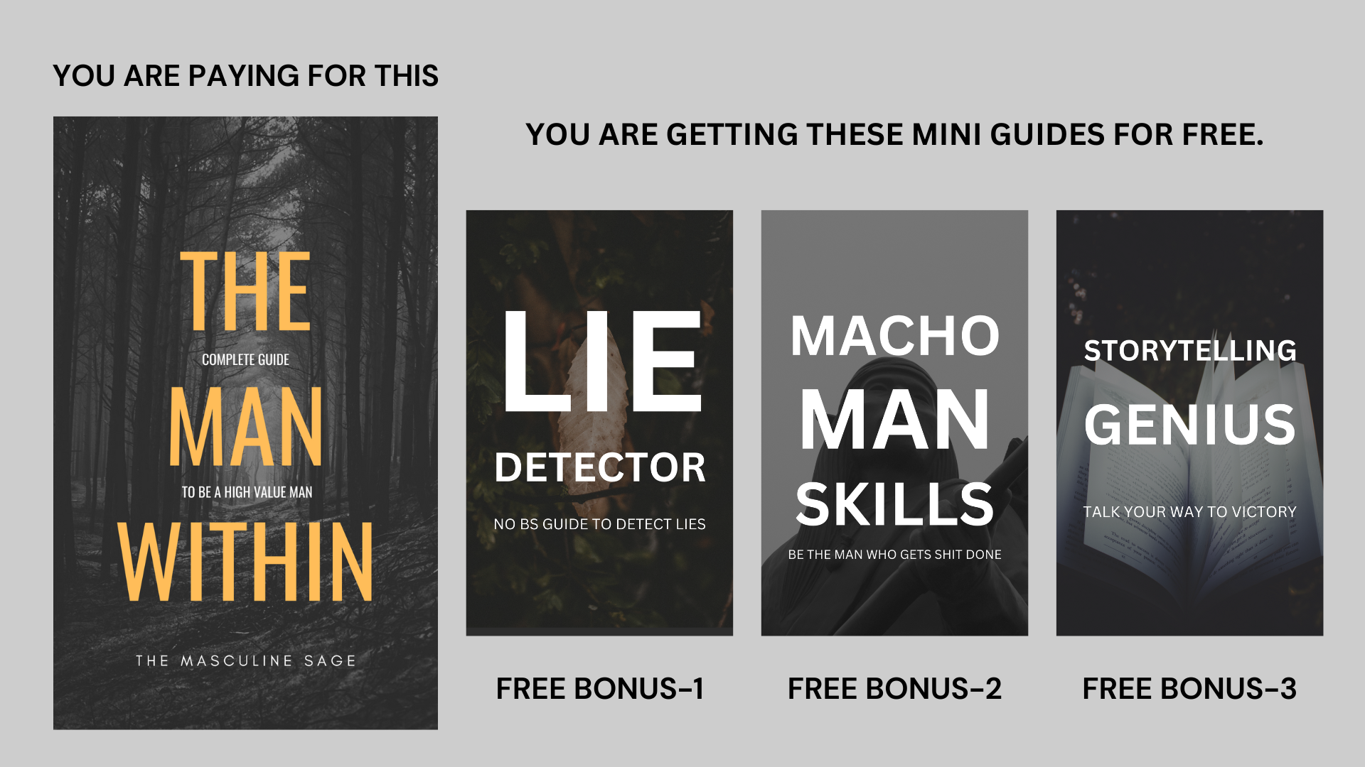 The Man Within: Complete guide to be a High Value Man