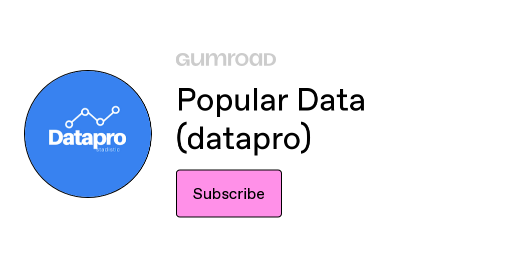 Popular Data (datapro)