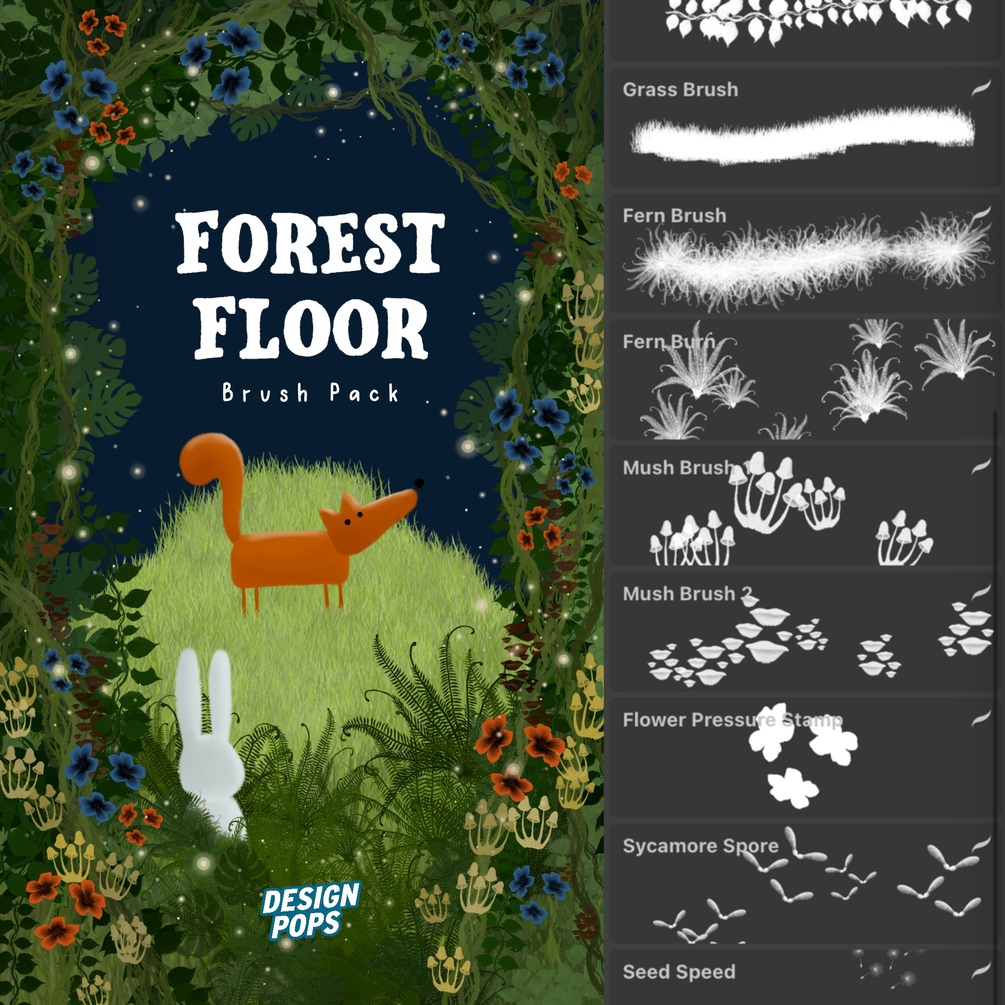 Forest Floor - 20 brushes for Procreate