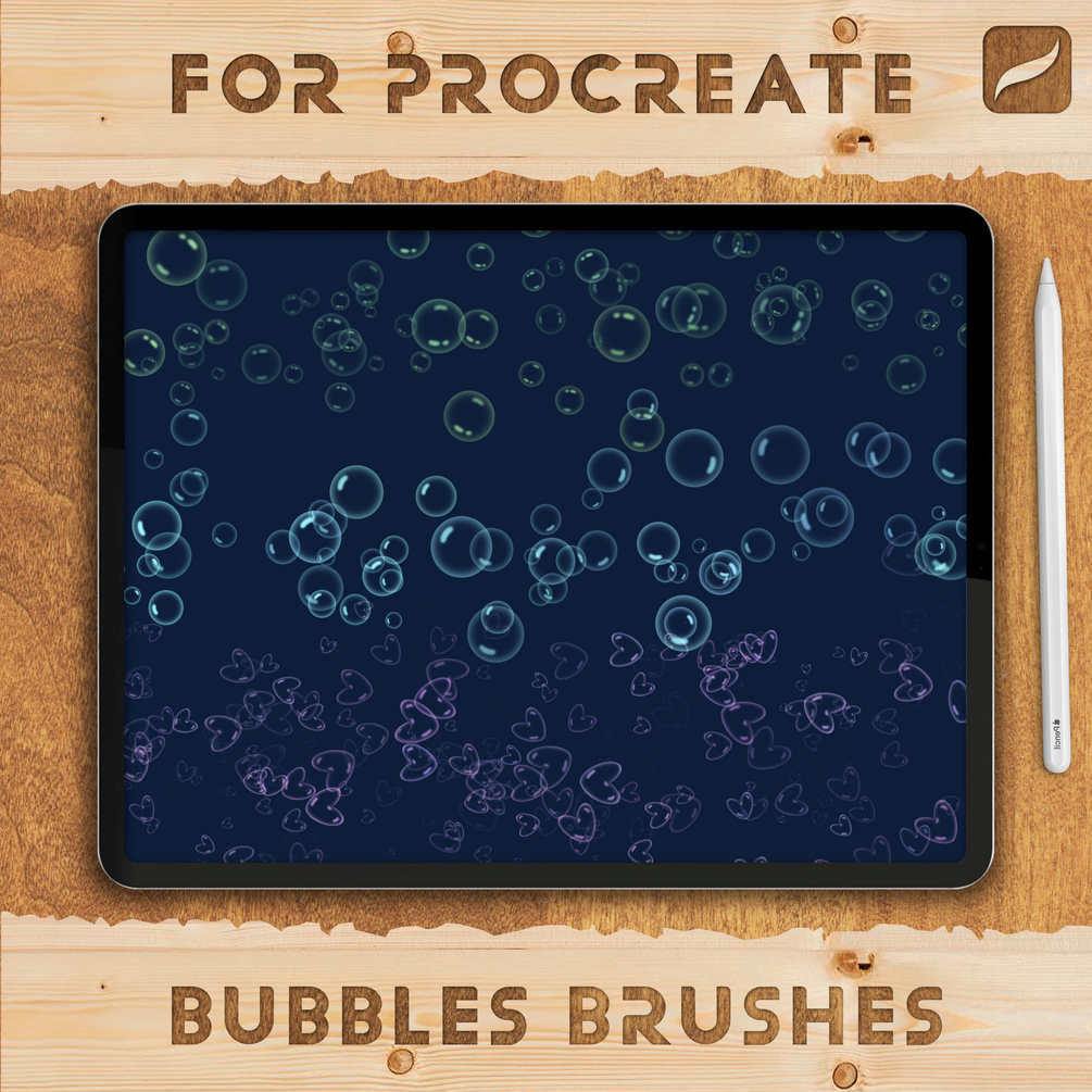 Free Bubbles Brushes for Procreate