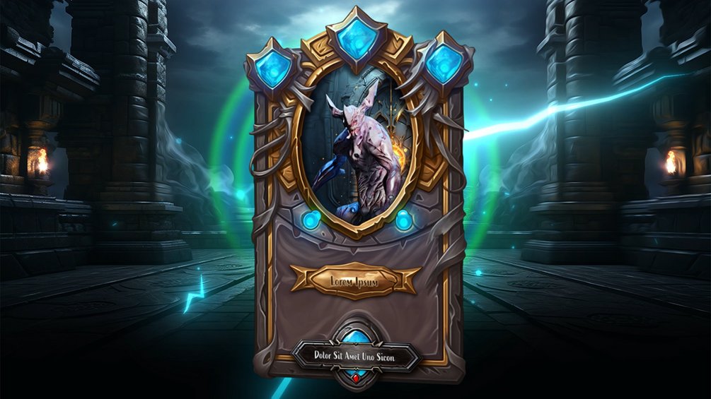 AE Template for creating World of Warcraft-style parallax cards