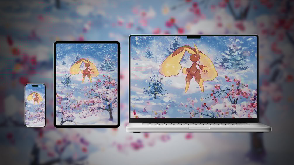 Lopunny 083/131 Extended Pokémon Artwork Wallpaper