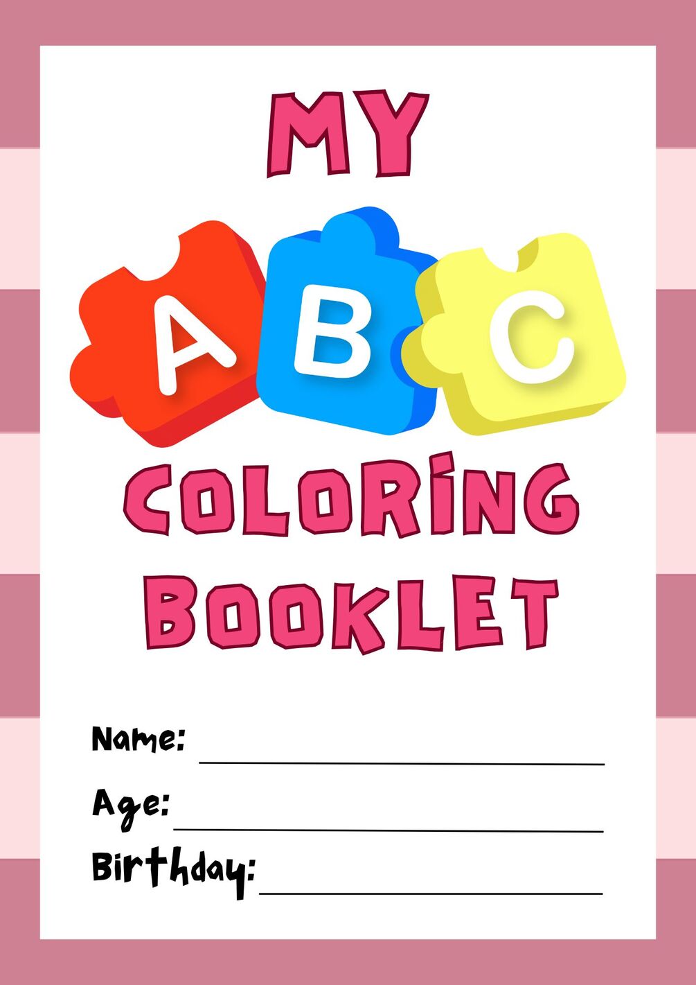 My ABC Coloring Booklet
