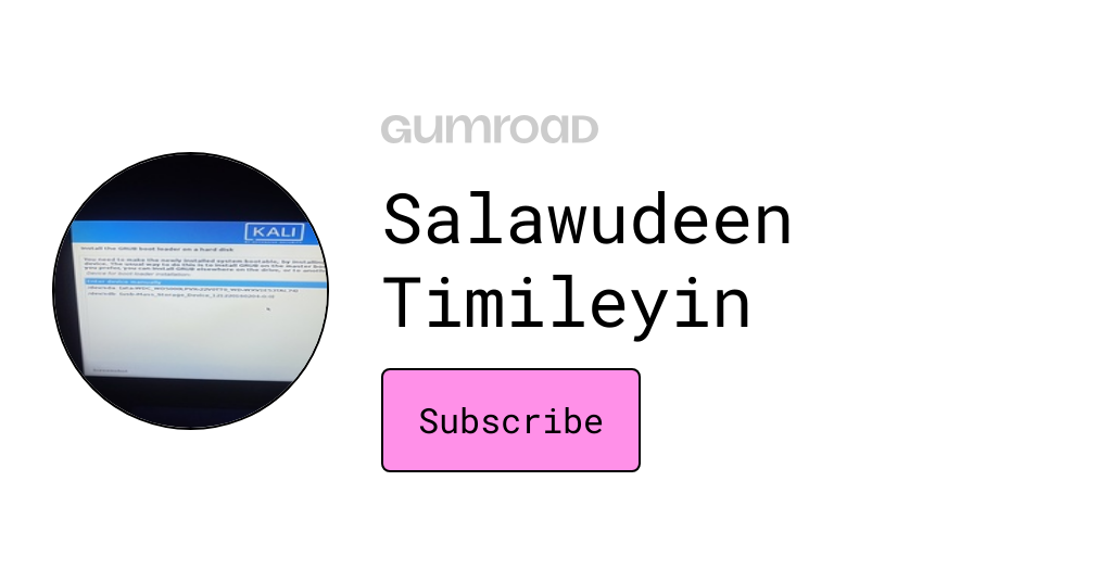 Salawudeen Timileyin