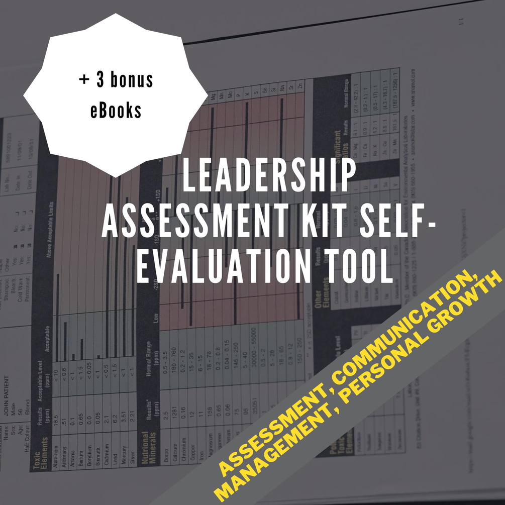 Leadership Assessment Kit: Self-Evaluation Tool + Bonus eBooks on ...