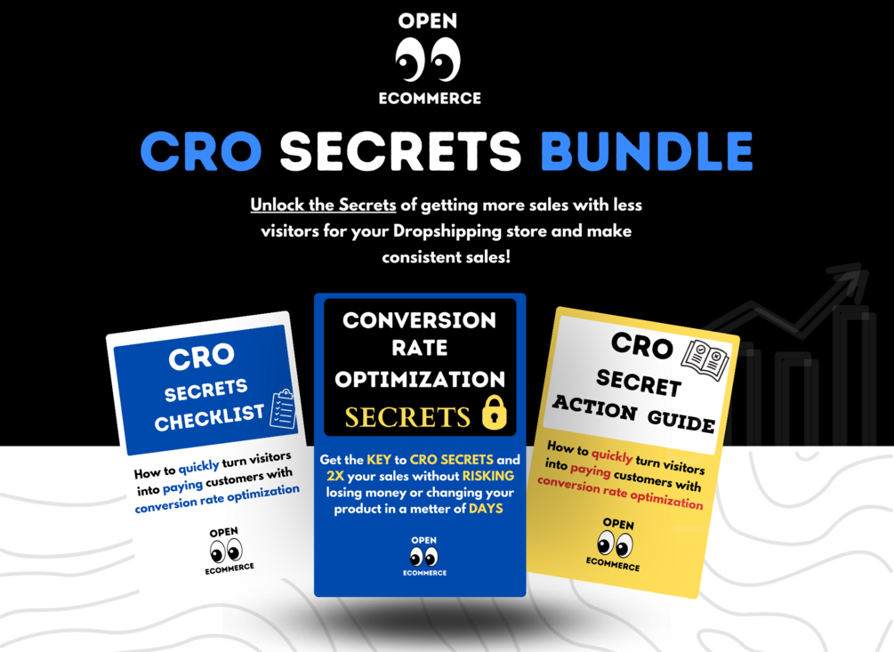 CRO SECRETS Bundle : Dropshipping and On-line Business (copy)