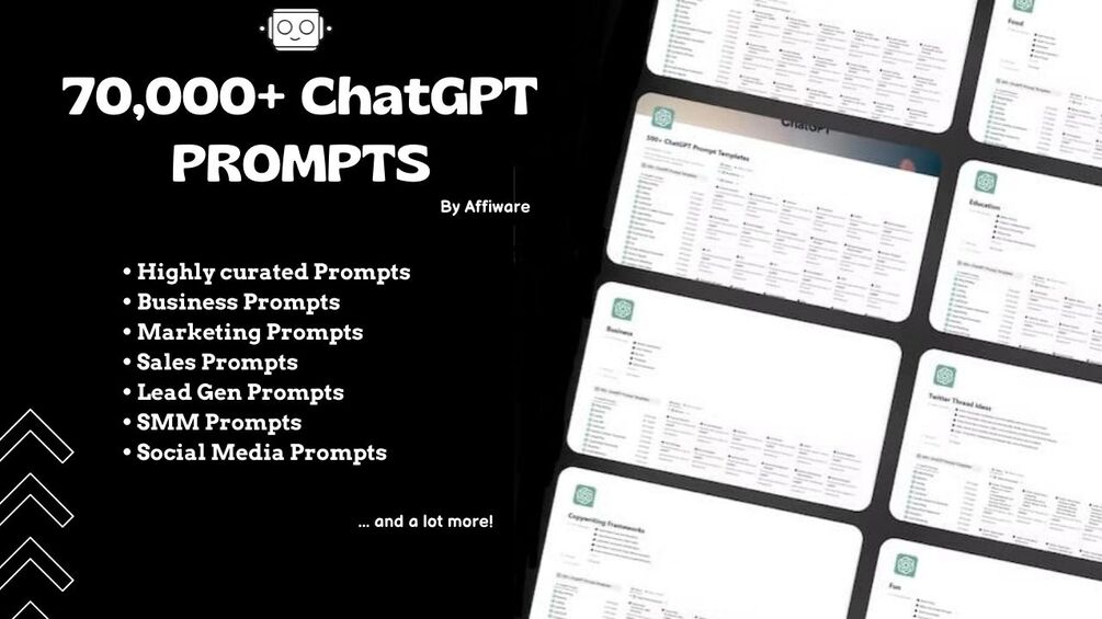 70,000 ChatGPT Prompts︱Ultimate Prompt Pack