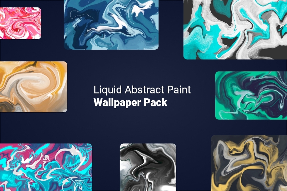 8 Liquid Paint Wallpapers