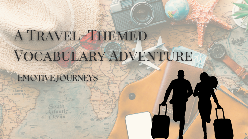 A travel-themed vocab worksheet