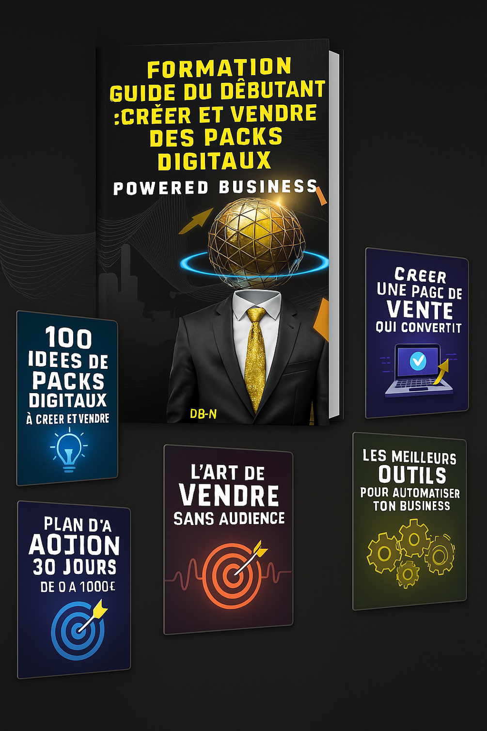 Formation Express :GUIDE Crée et Vends Ton Pack Digital Sans Compétences Techniques