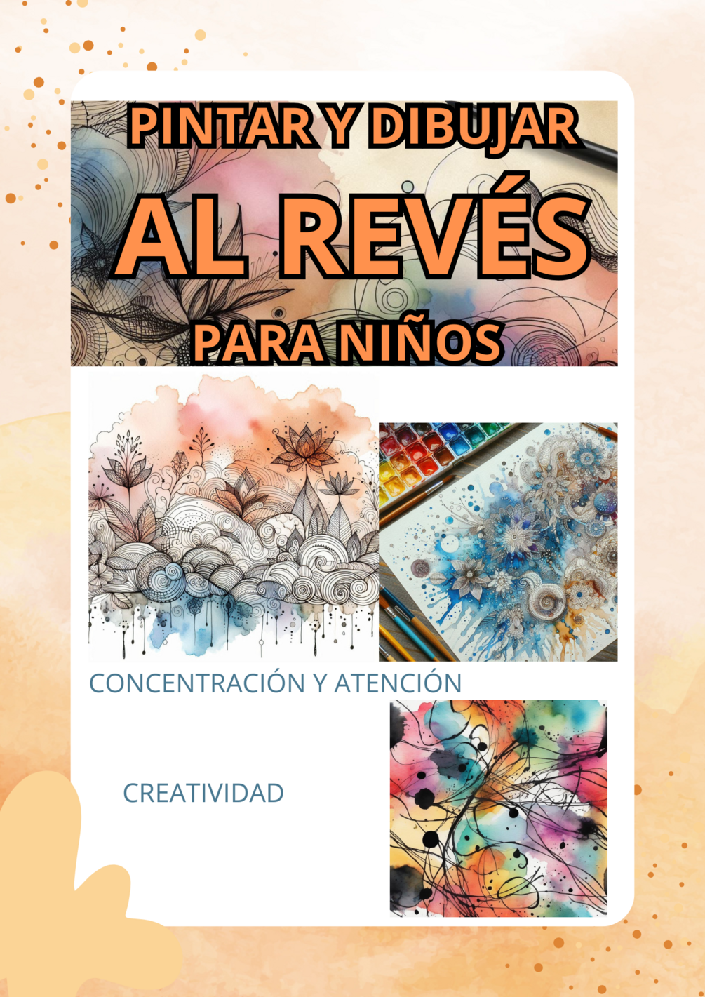 pintar al reves para niños