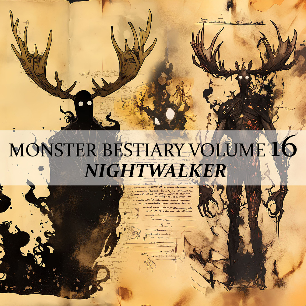 12 Page Monster Bestiary Chapter 16, Monster Encyclopedia Vol 16, 12 ...