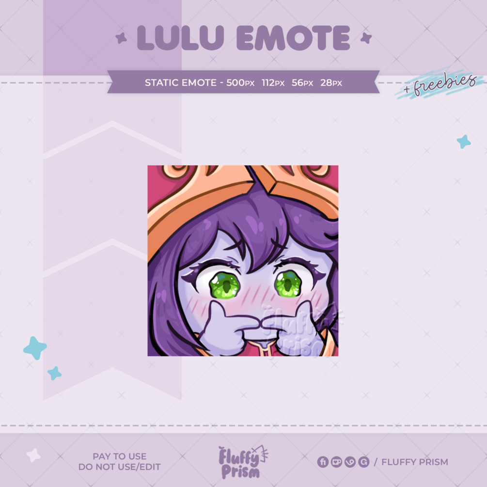 🌷 Lulu Emote | shy