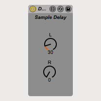 Sample Delay / M4L Patch