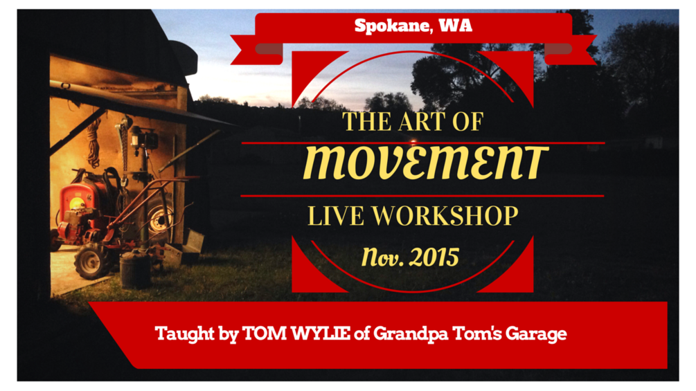 The Art Of Movement Workshop (LIVE!) Nov. 14