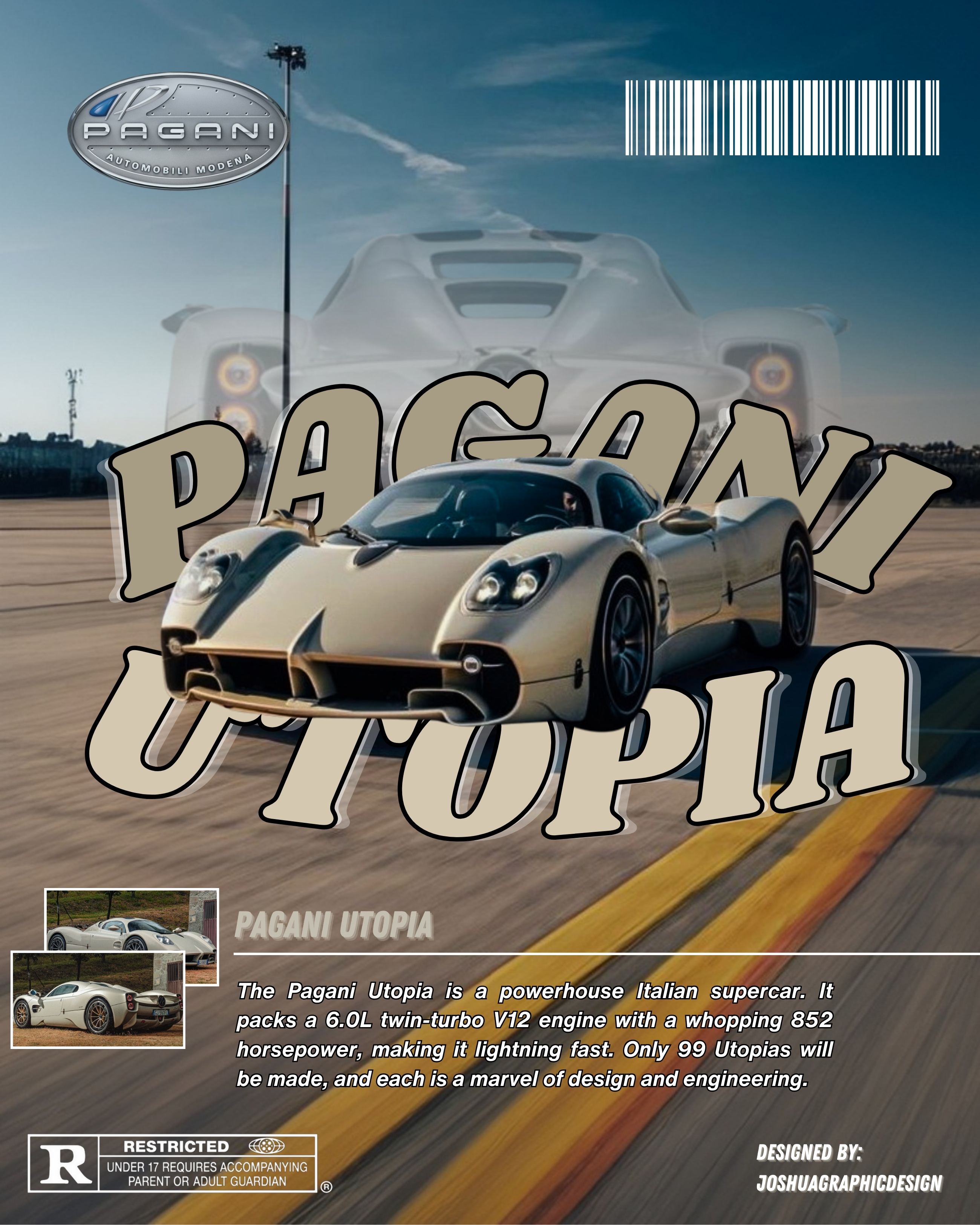 [FREE] Pagani Utopia Graphic Design