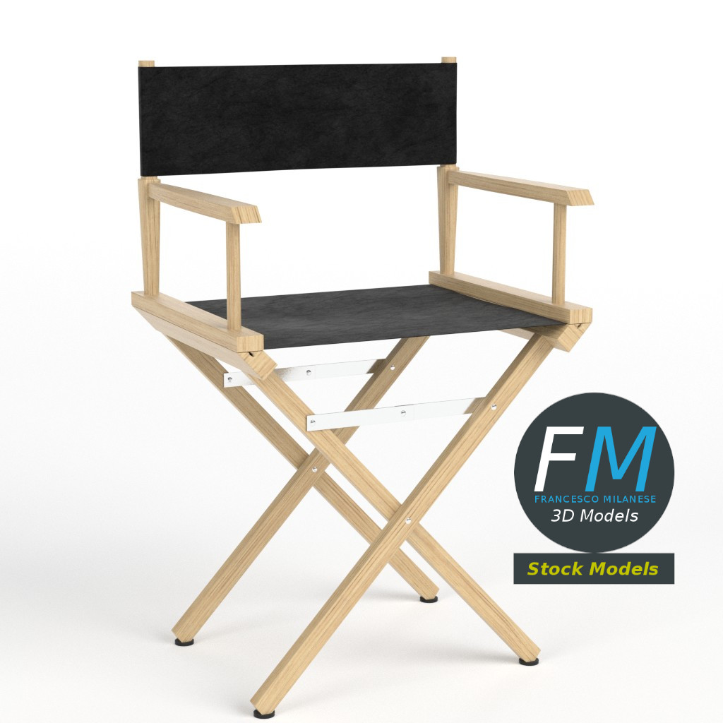 3D MODEL - Director chair
