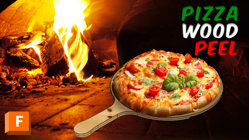 Pizza Wood Peel + Technical Drawing EBook