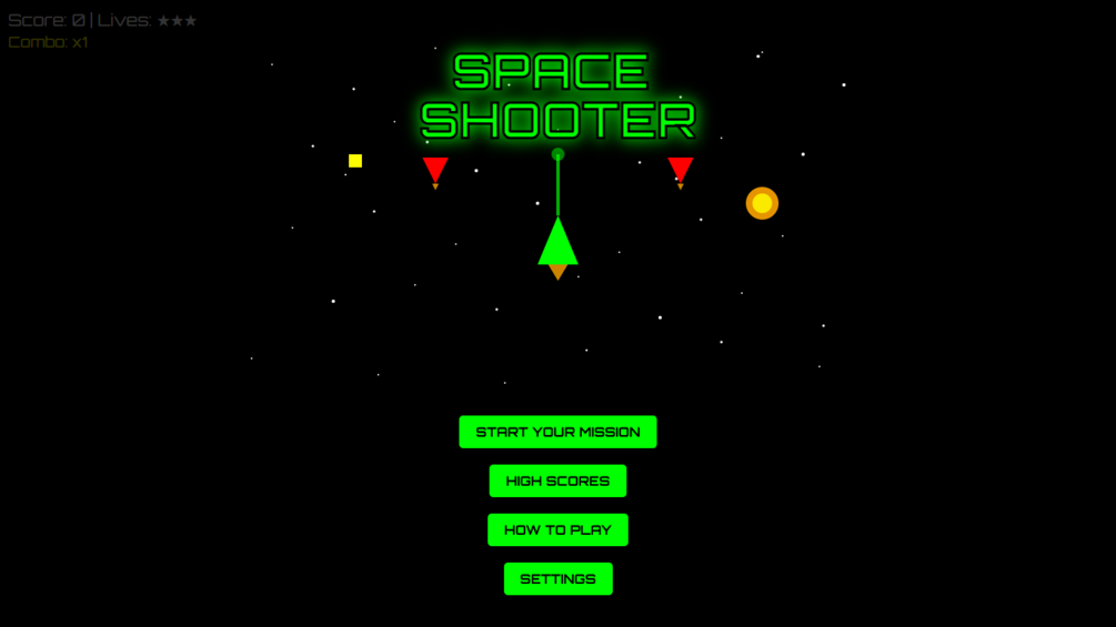 Space Shooter - HTML 5 Browser Game