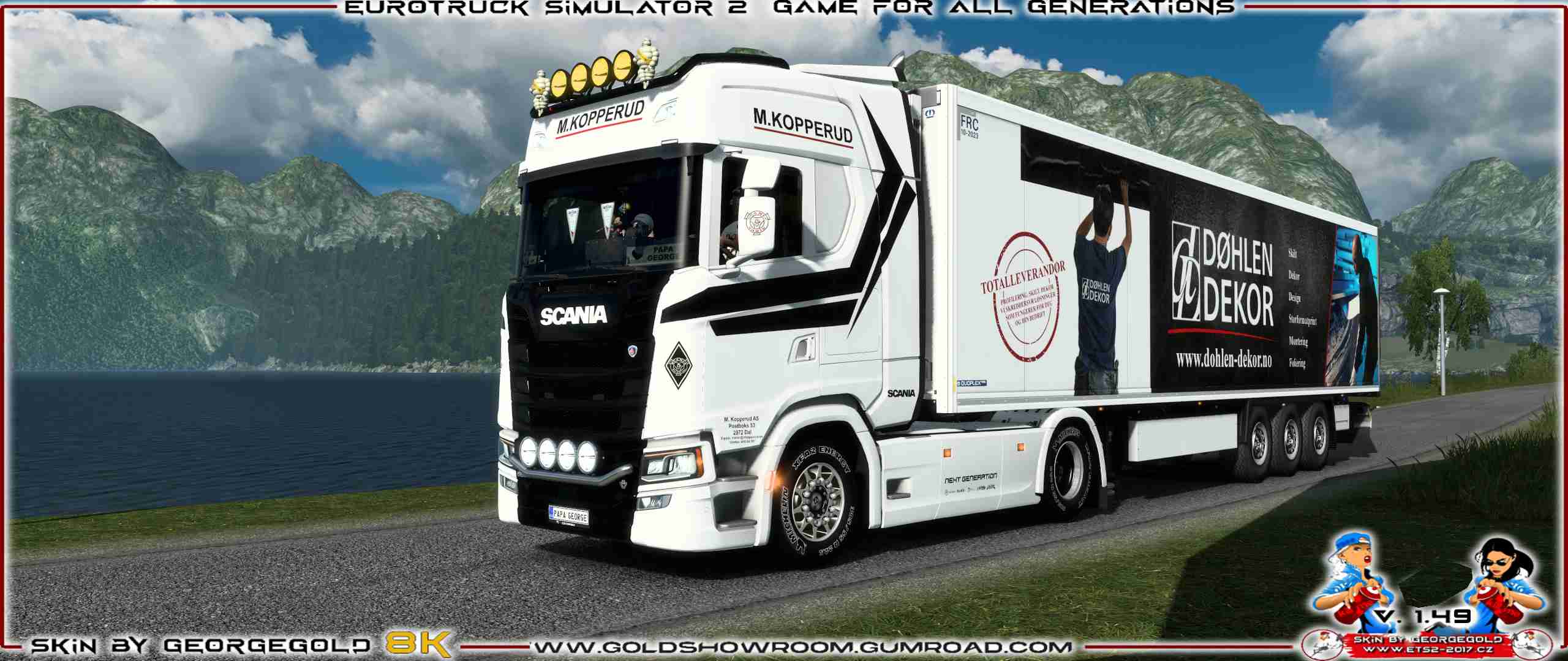 ETS 2 Skin Combo Scania S NG M.Kopperud