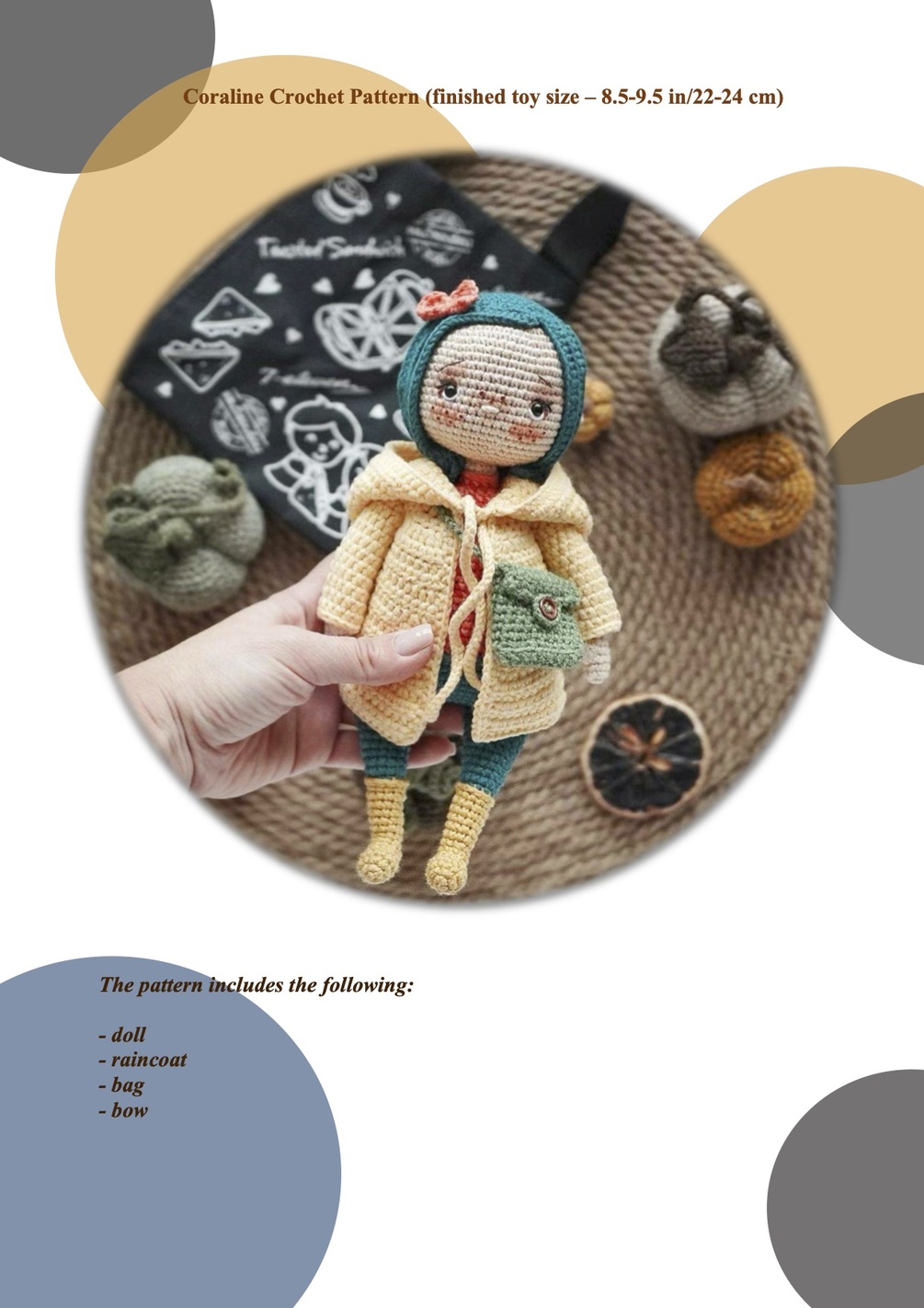 Coraline Crochet Pattern