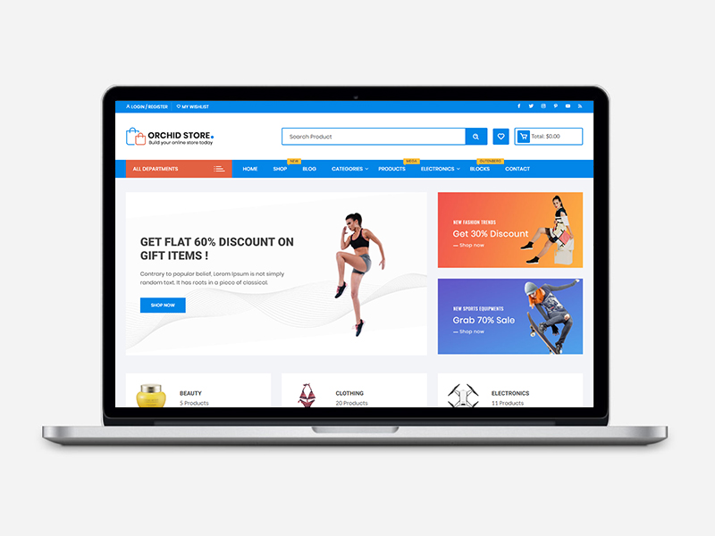 ORCHID STORE-WooCommerce WordPress Theme