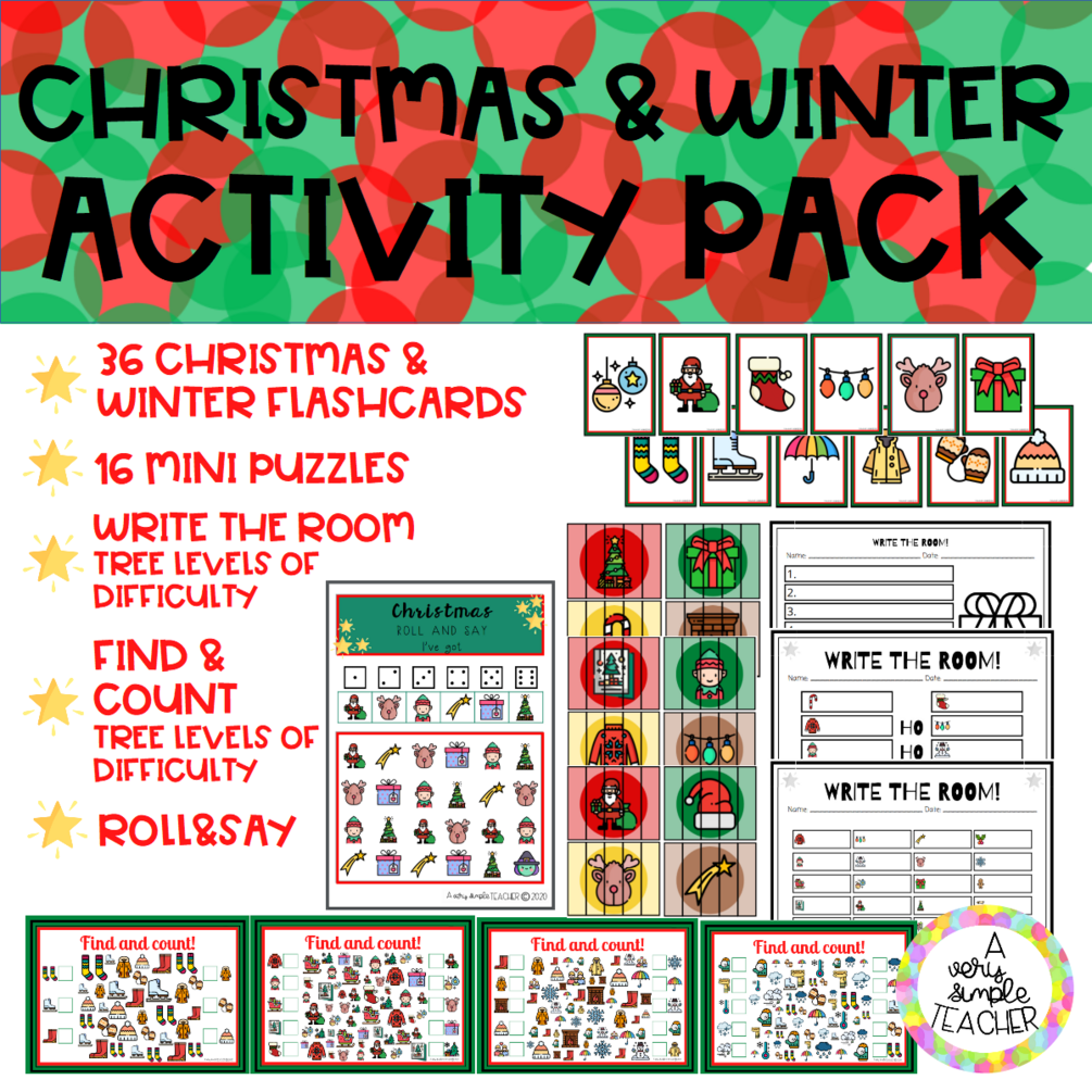 CHRISTMAS & WINTER STATIONS ACTIVITY PACK