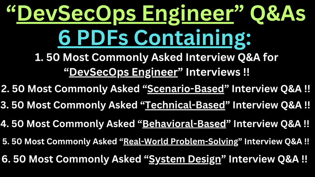 6 PDFs containing ALL Types of Most Asked Interview Q&A (Scenario-Based, Technical-Based ...